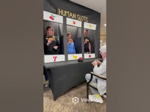 Senior Living Human Slot Machine at Meadow Lane Assisted Living - YouTube