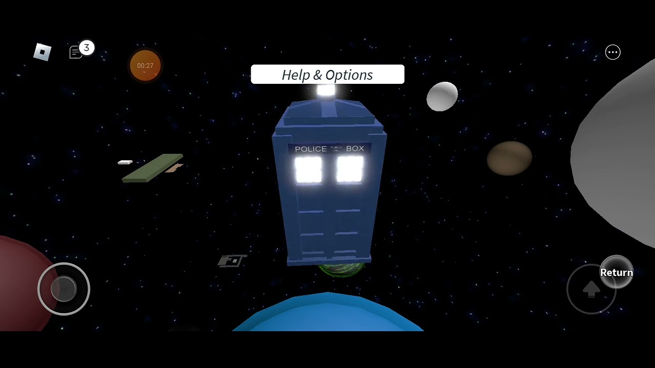 (Roblox Doctor who tardis flight classic)the 7th Doctor's title ...