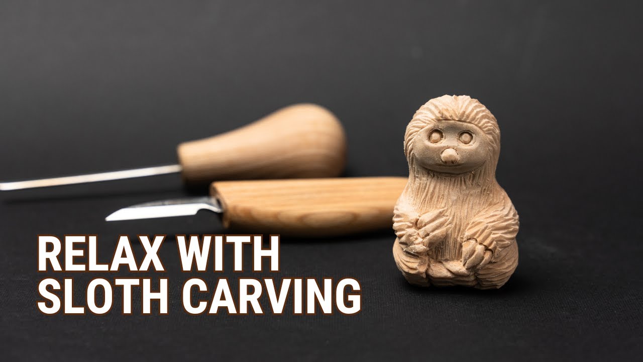 Sloth – Wood Carving For Beginners Tutorial - YouTube