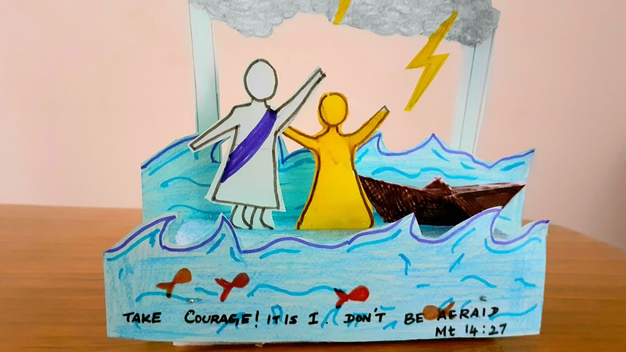 MIRACLE CRAFT #7 - JESUS WALKS ON WATER - YouTube