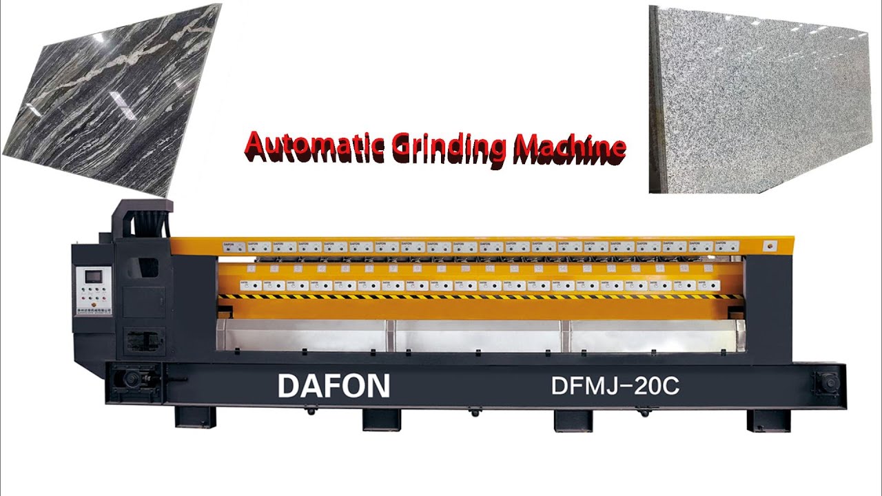 Watch This Amazing Full Automatic Grinding Machine Work on Granite and ...