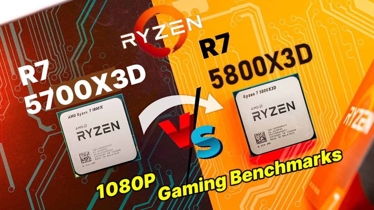 r7 5700x3d vs r7 5800x3d VS I9 14900K VS R7 7800X3D VS R9 7950X3D AMD ...
