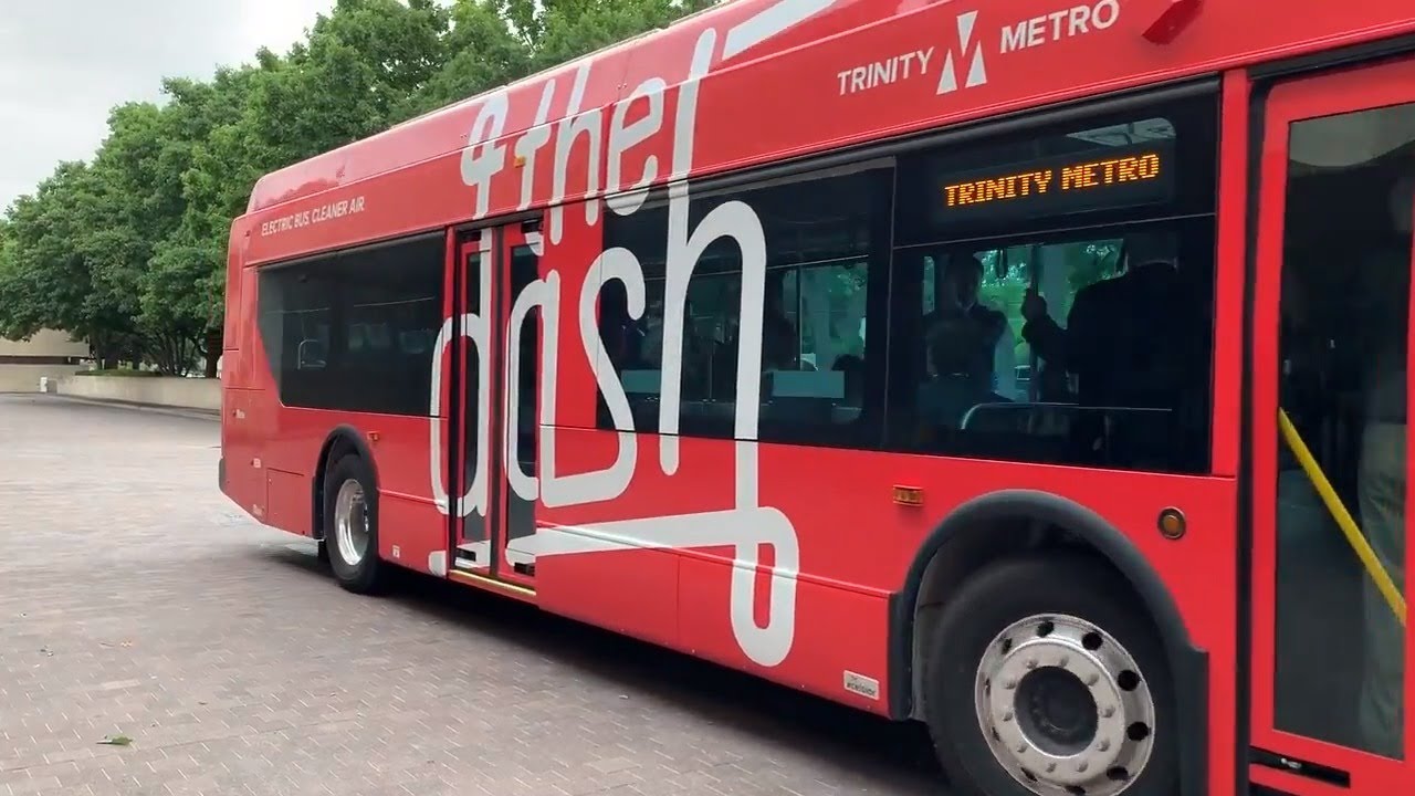 Fort Worth, TX transit agency unveils electric Dash buses - YouTube