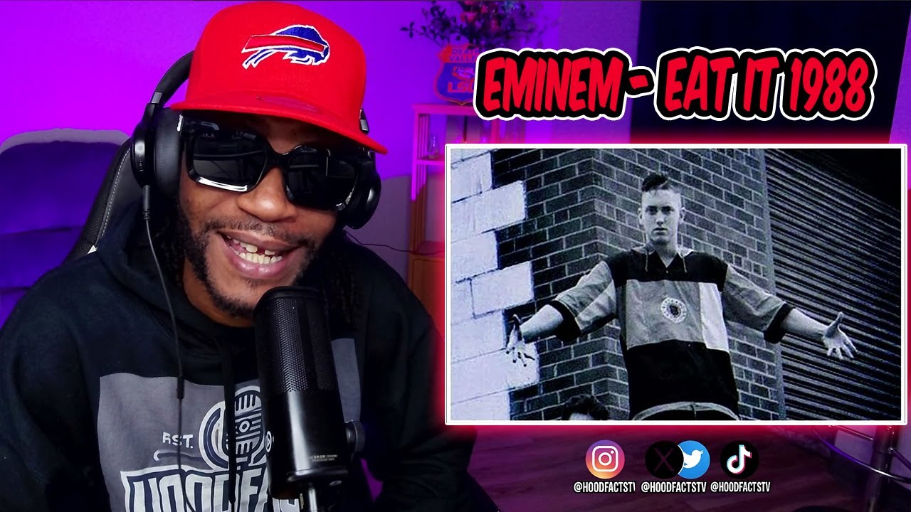 HoodFacts TV Reacts to | Eminem - Eat it 1988 - YouTube