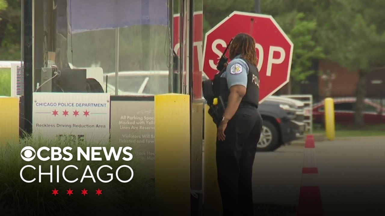 Car stolen from Chicago Police Department HQ - YouTube