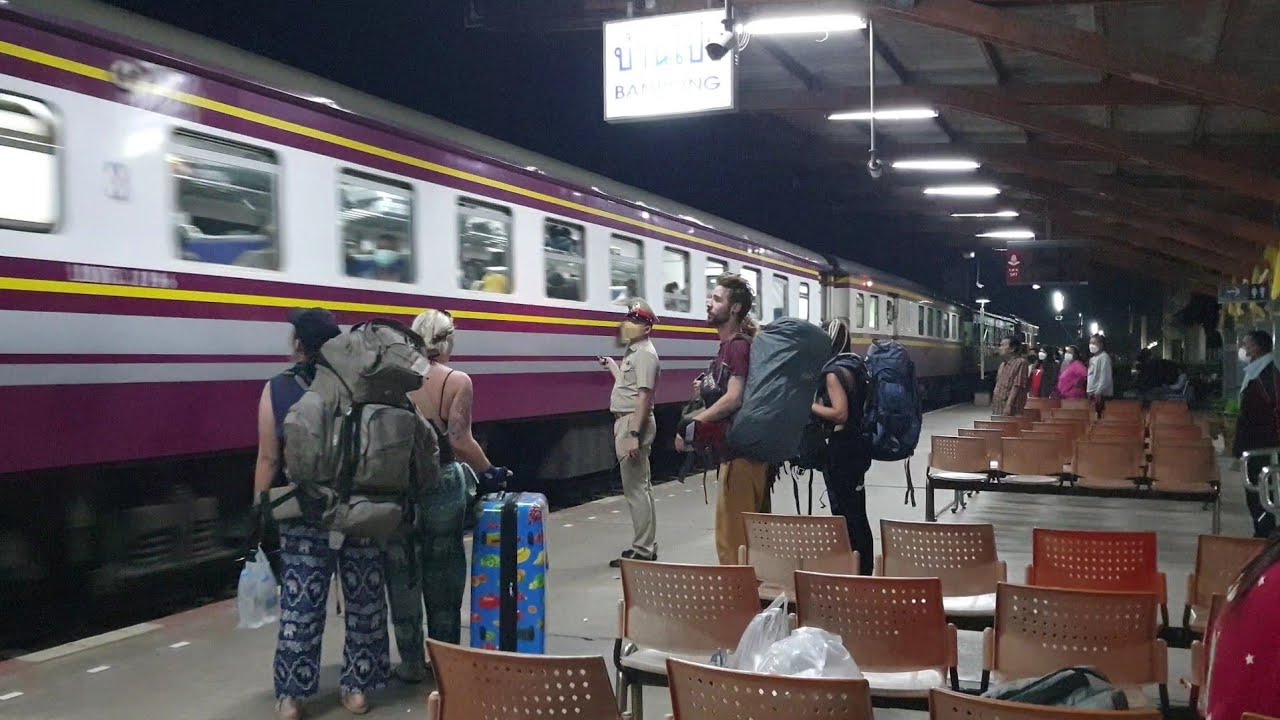 เสียงฝรั่งคุยกันเจี๊ยวจ๊าว Alsthom 4151 ทำรถเร็ว 167 จอดบ้านโป่ง rapid ...