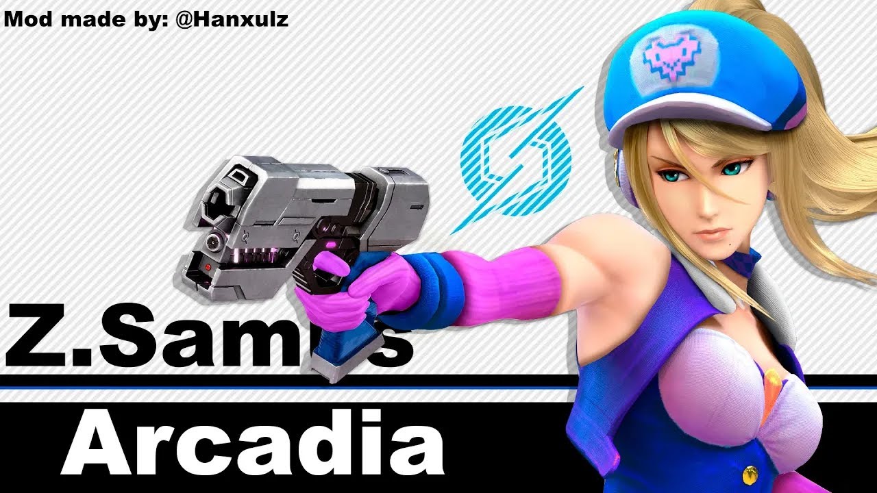 SSBU: Zero Suit Samus (Arcadia) - YouTube