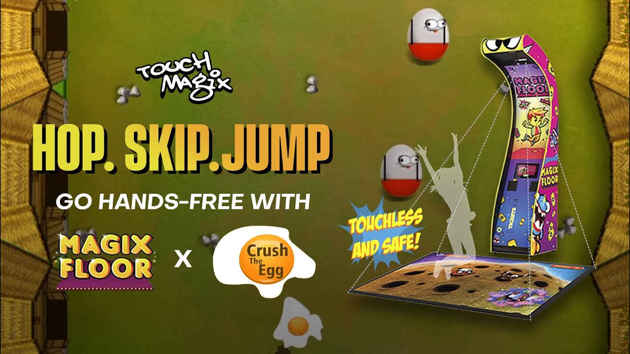 Play Hands-Free with MagixFloor | Crush The Egg | TouchMagix - YouTube