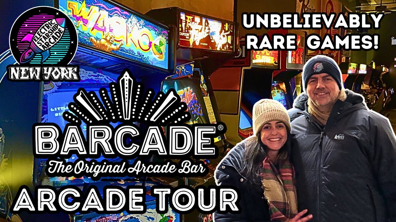 The Barcade, New York - Arcade Tour - YouTube
