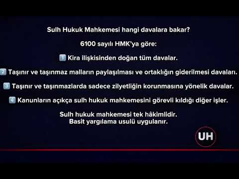 Sulh Hukuk Mahkemesi hangi davalara bakar? | 30 saniyede hukuk