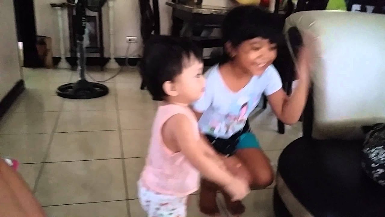 Boduts dance with 1 year old kid by axcel and bea - YouTube