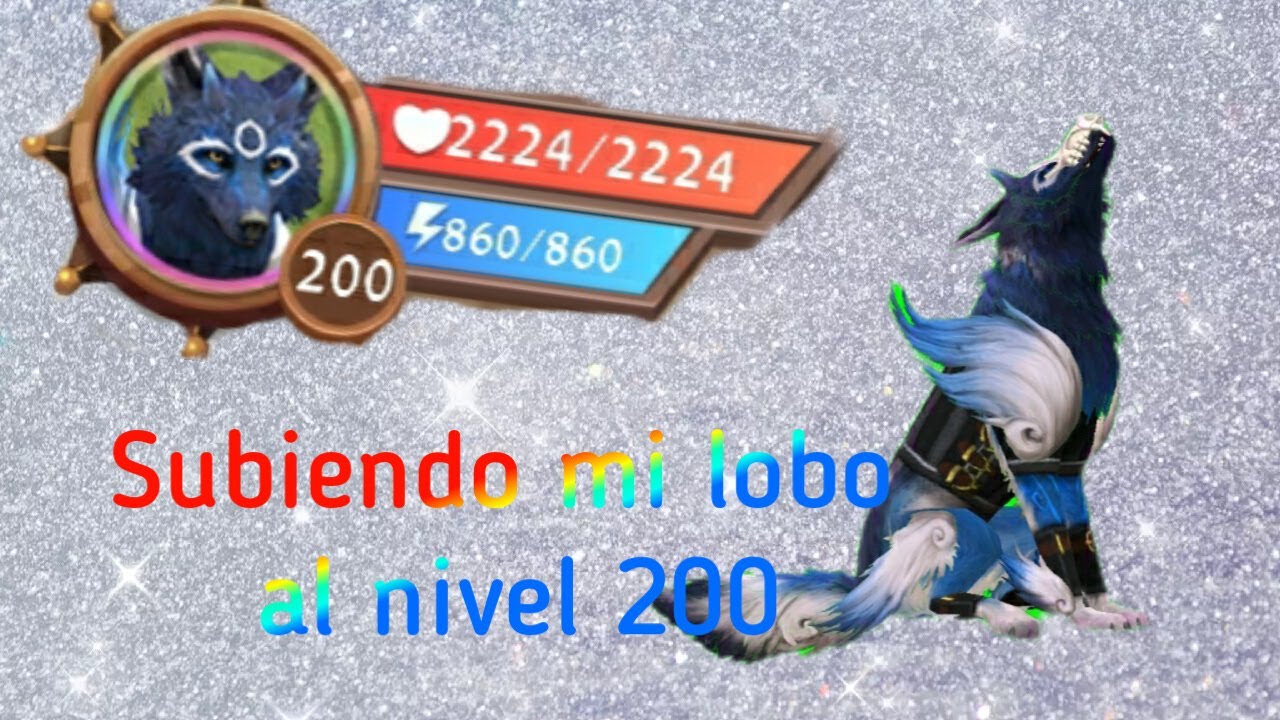Subiendo al 200 mi lobo en WildCraft// Lina The Tiger - YouTube