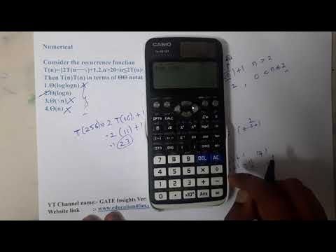 GATE CSE 2017 SET 2 Q ||Algorithms || GATE Insights Version: CSE - YouTube