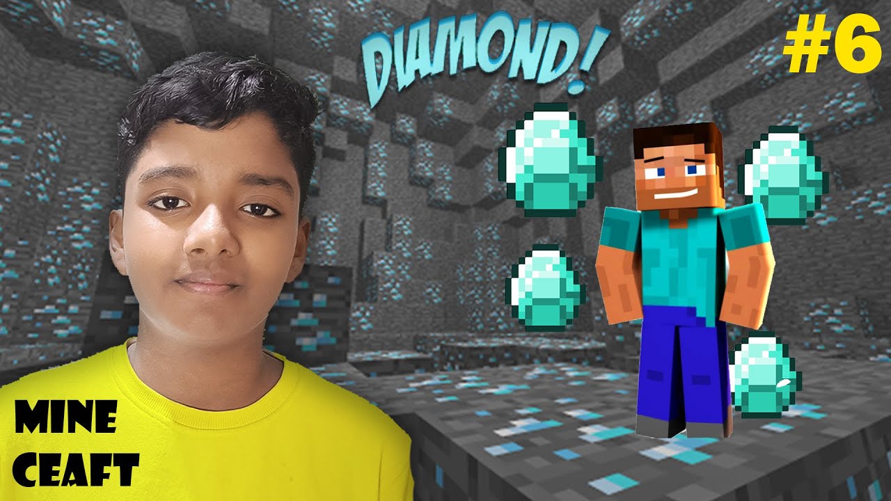 Mining Diamonds in a Huge Cave! | Minecraft | Part 6 - YouTube