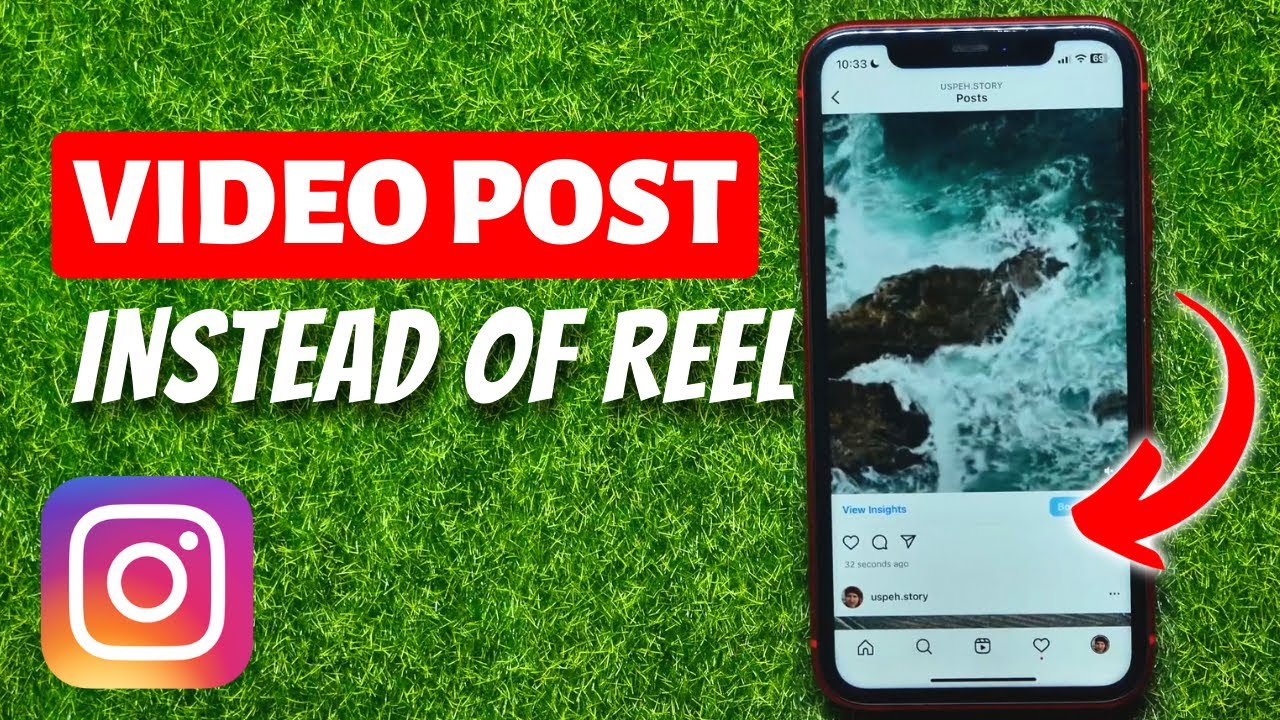 How To Create Video Post Instead of Reel on Instagram - YouTube