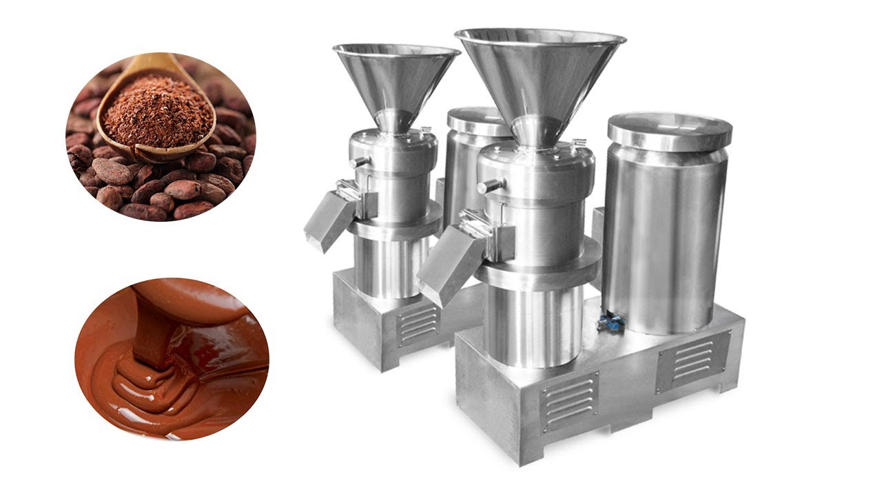 Cocoa Butter Machine | Cocoa Bean Grinder | Colloid Mill - YouTube