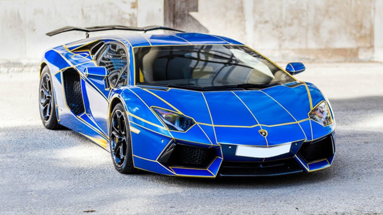 Les supercars parisiennes - Aventador tron, Ferrari 458 Aperta... - YouTube