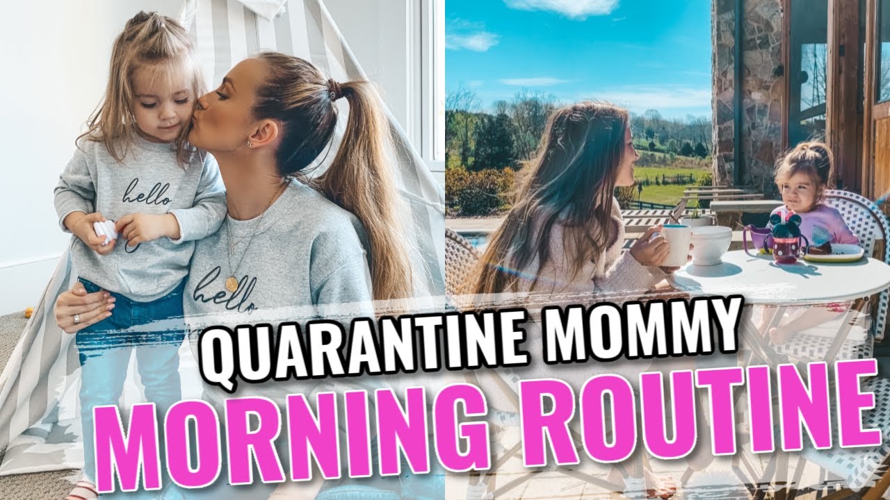 Mommy Morning Routine in Quarantine | Angela Lanter - YouTube
