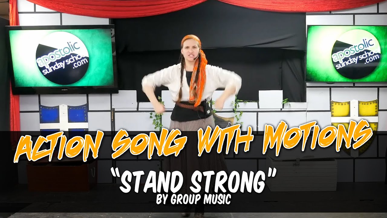 Action Song w/ Delaney - Stand Strong by Group Music - YouTube