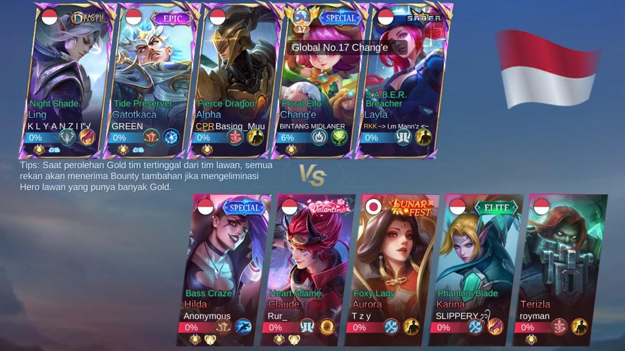 Banyak Gaya Di Early !!! Top Global 17 Change - Mobile Legends - Mlbb - YouTube