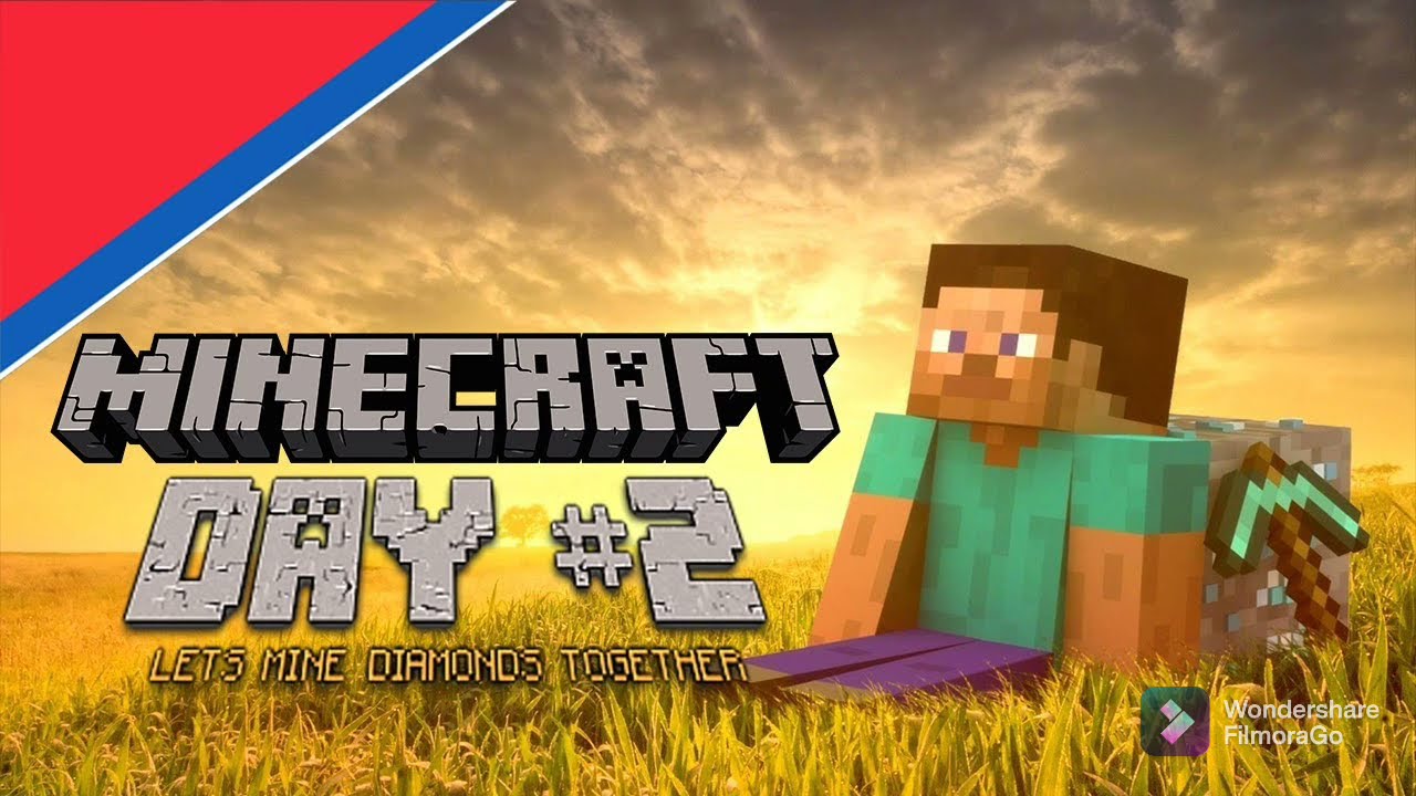 Minecraft Day 2 in survival 😄😆😊👍🎊 - YouTube