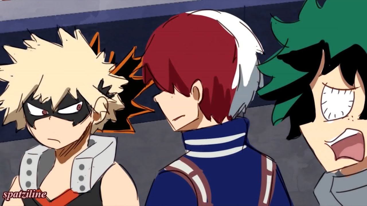 Todoroki y Bakugou - cómics dub en español - YouTube
