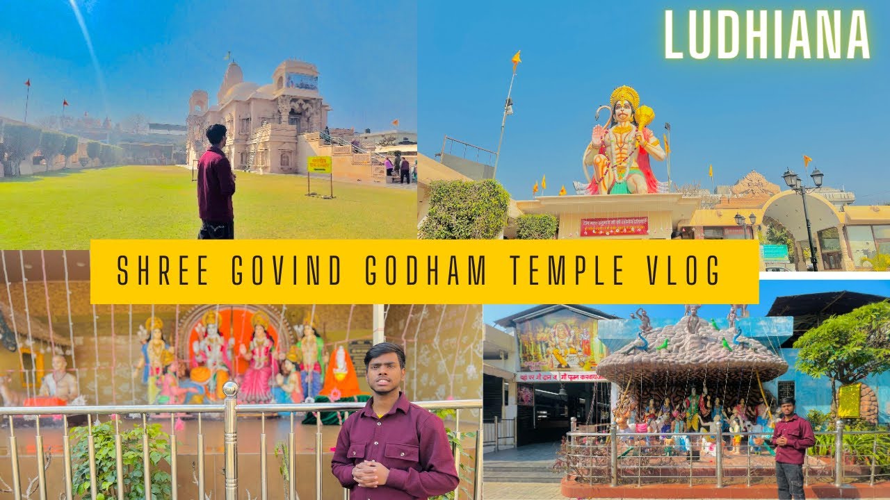 Shree Govind Godham Ludhiana | krishna Temple | @Rajput_vlogs7212 - YouTube