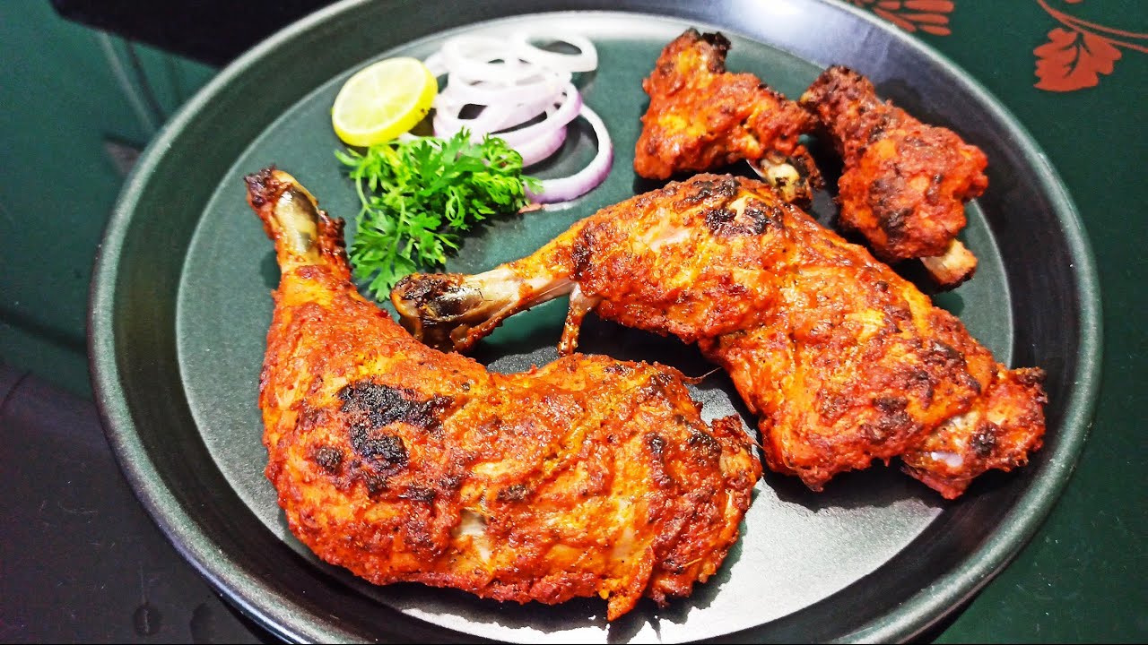 Hot and Spicy Tandoori Chicken | Tender and juicy tandoori chicken with ...