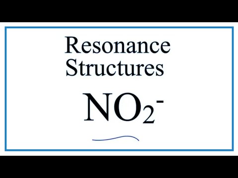 Resonance Structures for NO2- (Nitrite ion) - YouTube