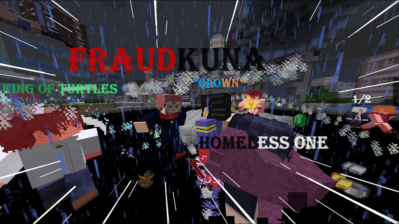 Sukuna vs everyone, This is truly our jujutsu kaisen - minecraft - YouTube