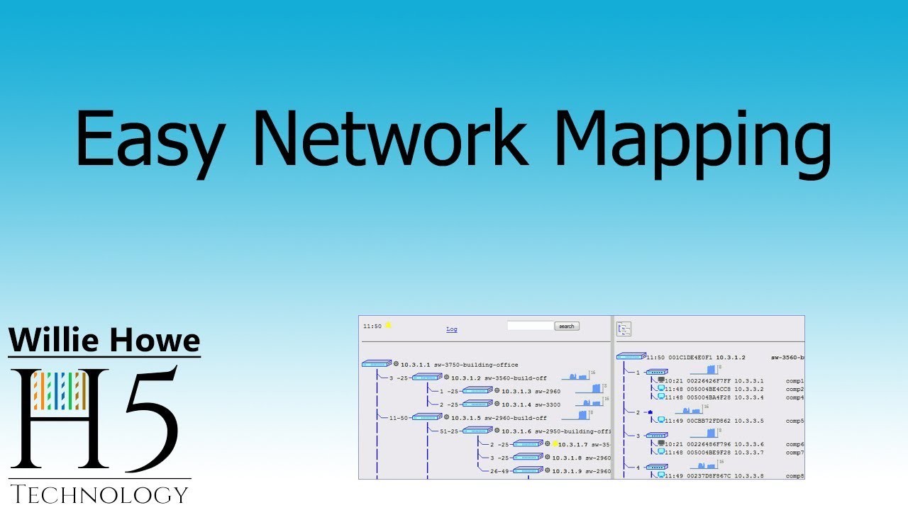 Map Your Network Quickly and Inexpensively - LanTopoLog - YouTube