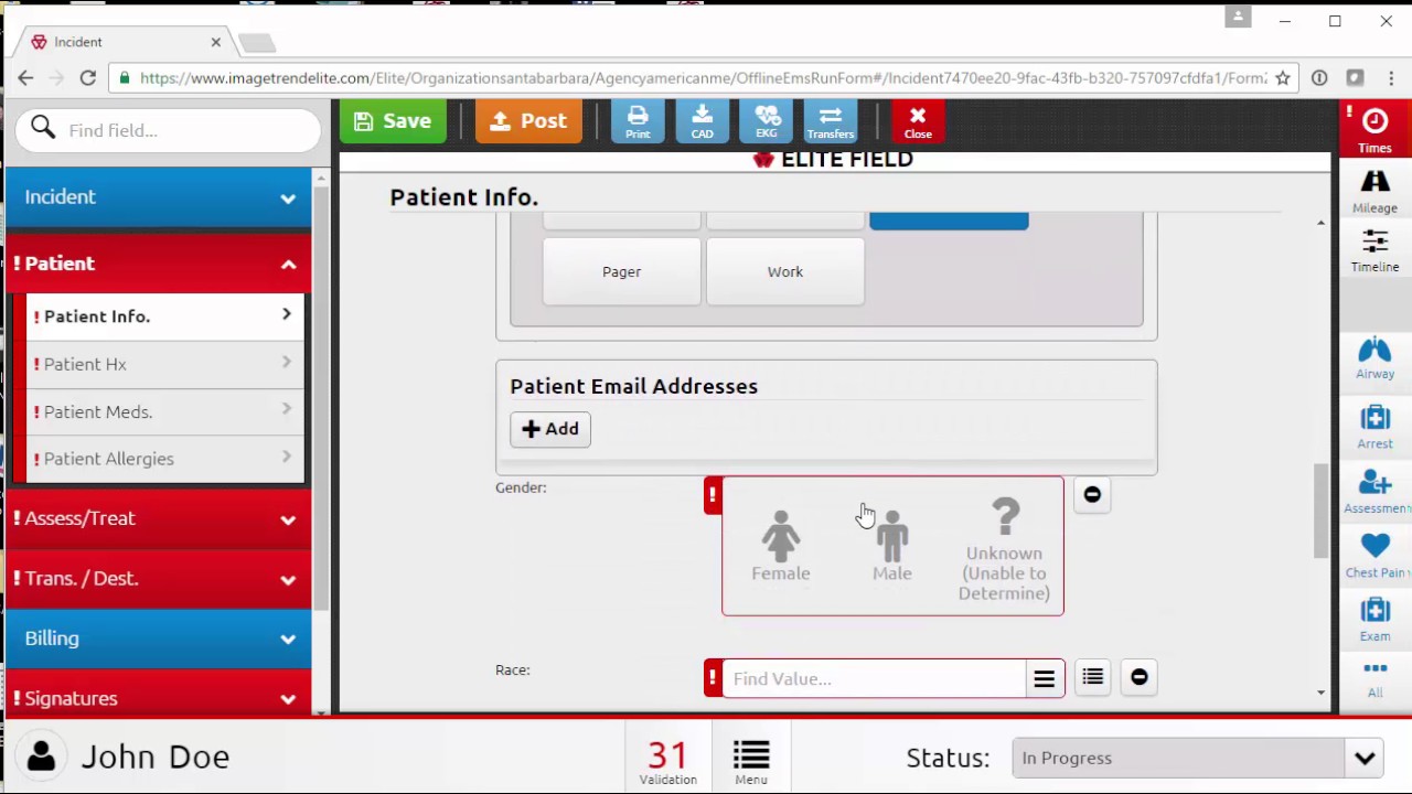 3. AMRSBC ImageTrend Patient Panel - YouTube