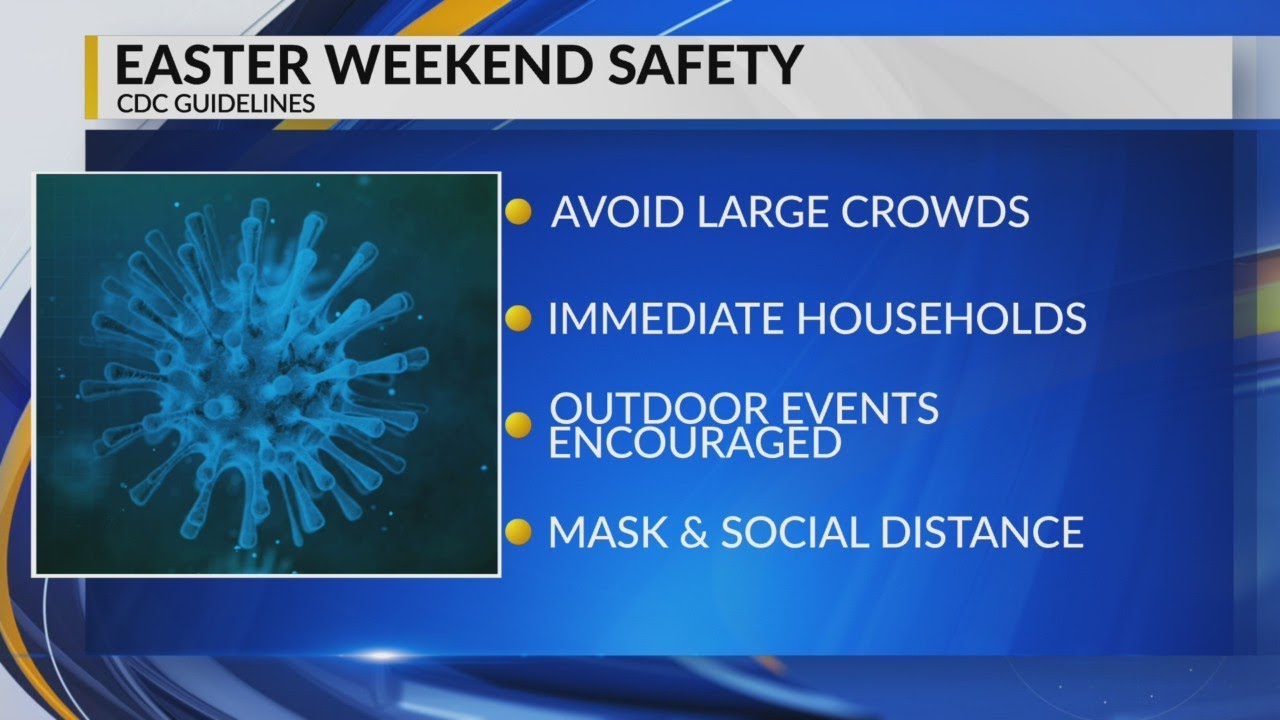 CDC releases Easter weekend COVID safety guidelines - YouTube