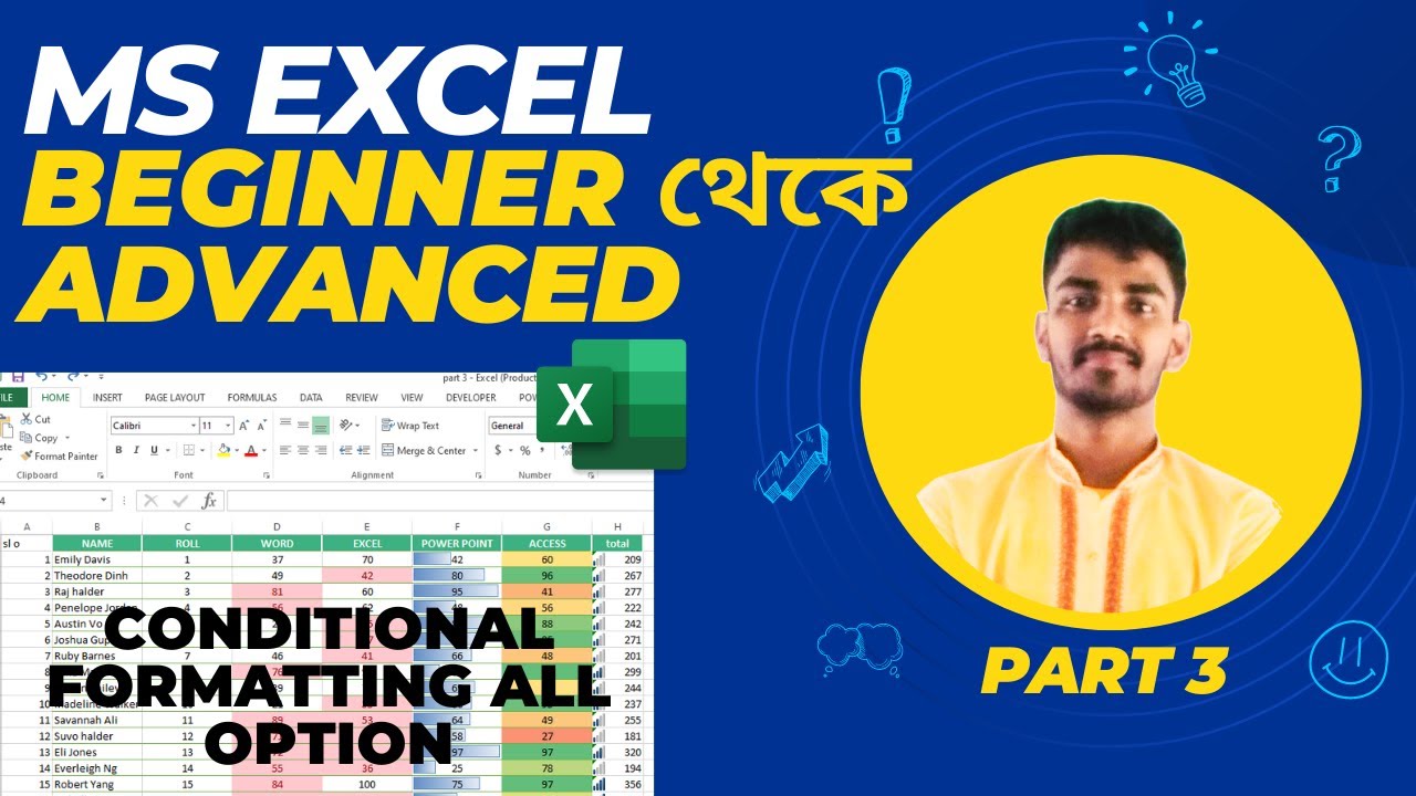 Microsoft Excel Tutorial Beginner To Advanced 2023 Ms Excel Full