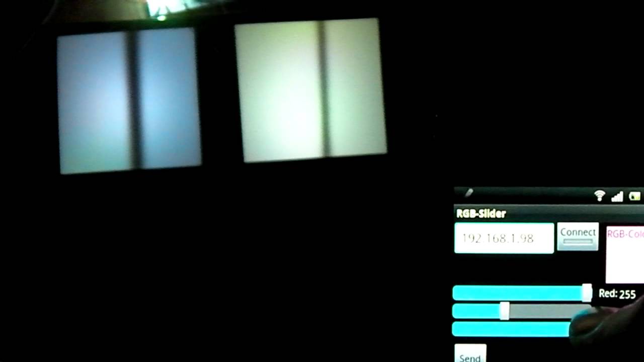 RGB LED Table project part 3 - controlling with Arduino - YouTube
