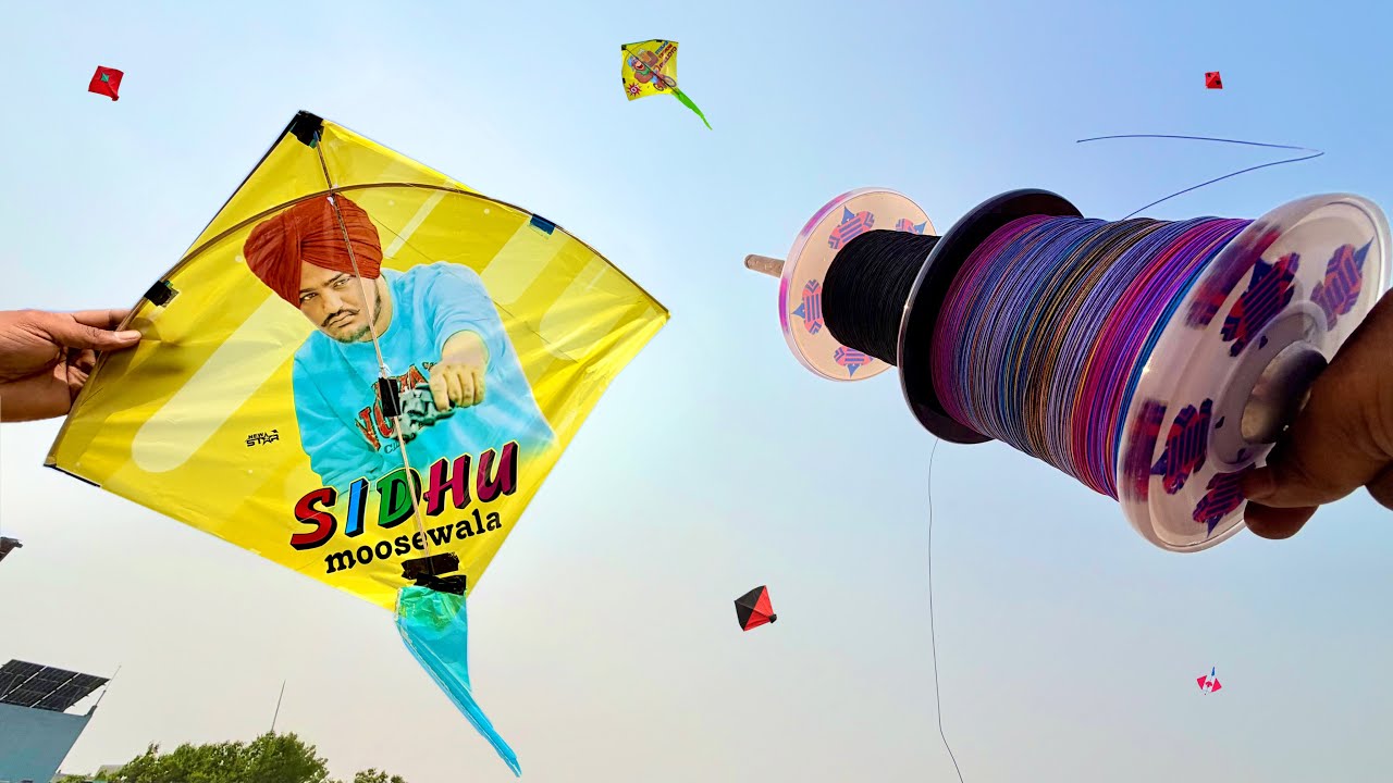 Sidhu Moose Wala Kite Fighting | Kite Flying | Kite Cutting | Kite ...