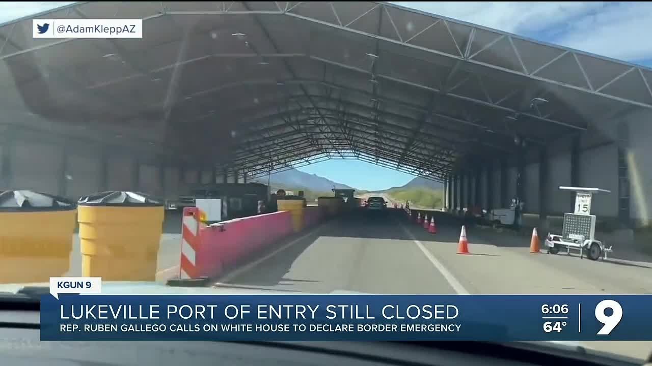 Lukeville Port of Entry still closed - YouTube