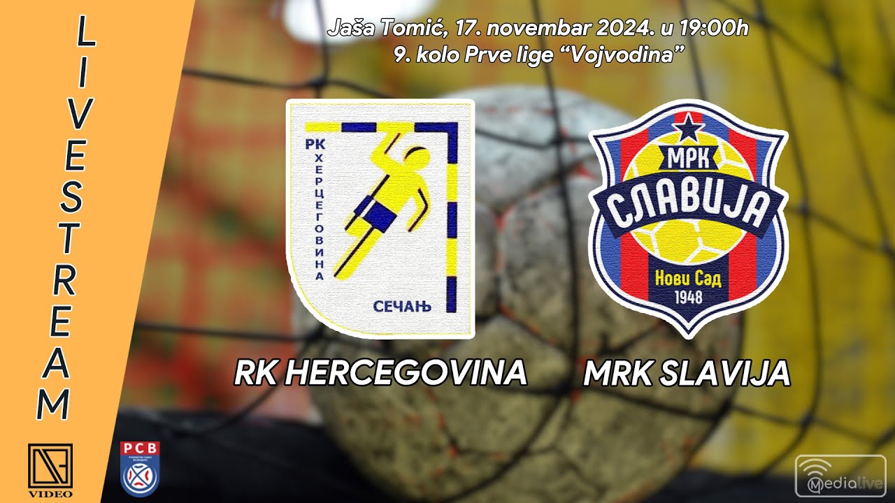 RK HERCEGOVINA Sečanj - MRK SLAVIJA Novi Sad (Full match Livestream ...