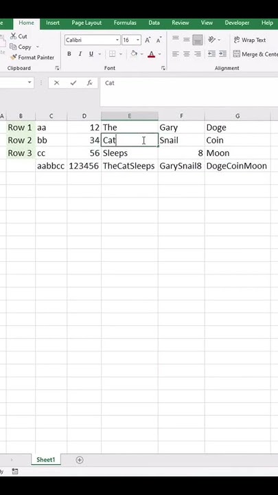 CONCAT ( ) Function 📊 #excel #dataextractor #exceltips - YouTube