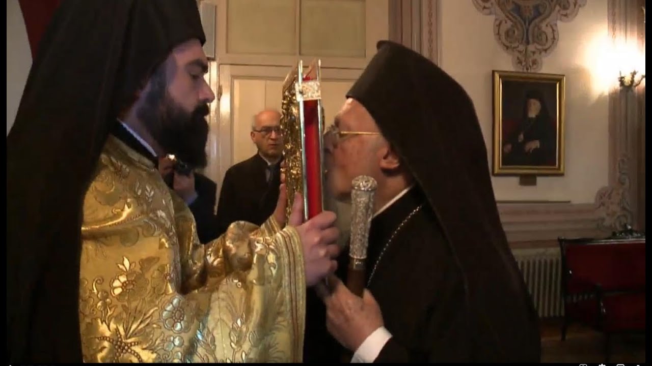 ΠΑΤΡΙΑΡΧΙΚΗ ΧΟΡΟΣΤΑΣΙΑ ΙΖ΄ ΜΑΤΘΑΙΟΥ ΙΕΡΑ ΜΟΝΗ ΑΓΙΑΣ ΤΡΙΑΔΟΣ ΧΑΛΚΗ 06 02 ...