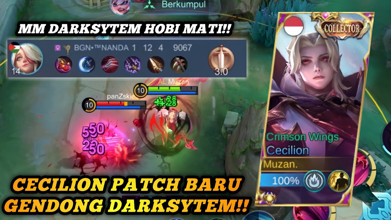 WUJUD ASLI DARKSYTEM AWAL SEASON!! CECILON NEW PATCH MODE GENDONG IS ...