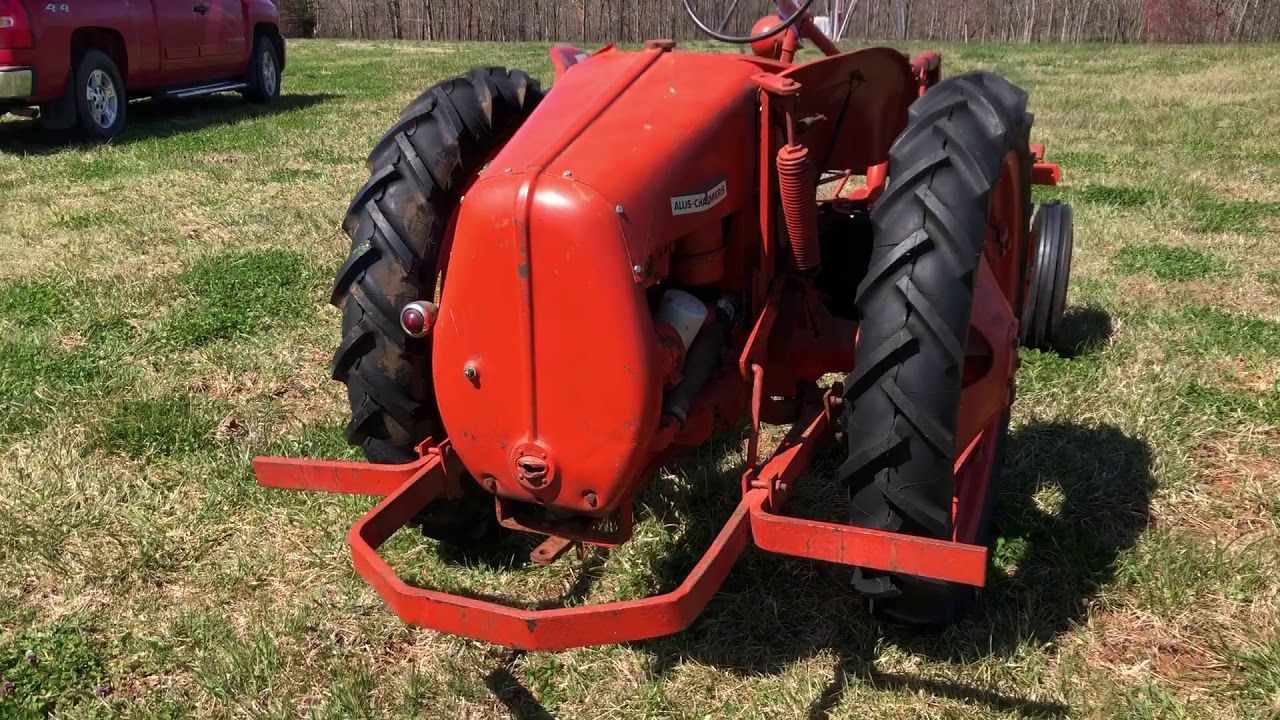 Allis-Chalmers Model G - YouTube