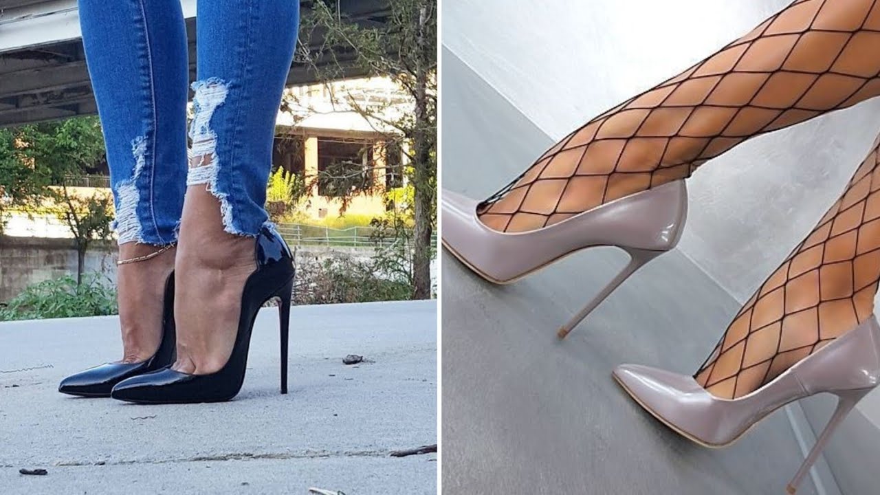 Beautiful collection of high heel pumps for ladies.#for ladies - YouTube