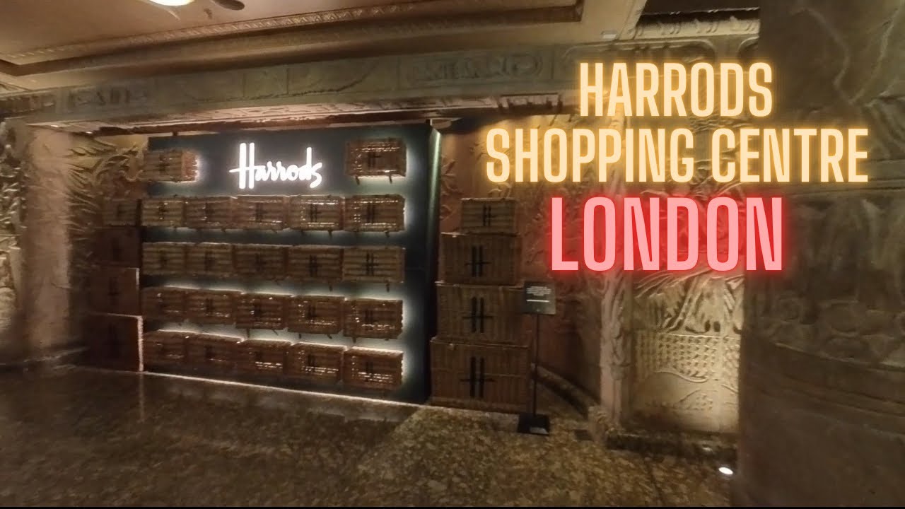 Let’s walk inside HARRODS LUXURY DEPARTMENT STORE in LONDON - YouTube