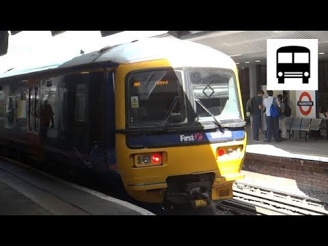 British Rail Class 166 Networker Turbo Express - Departing from London ...