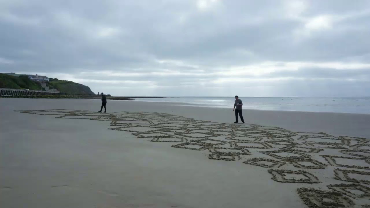Beach Squares Time Lapse - YouTube