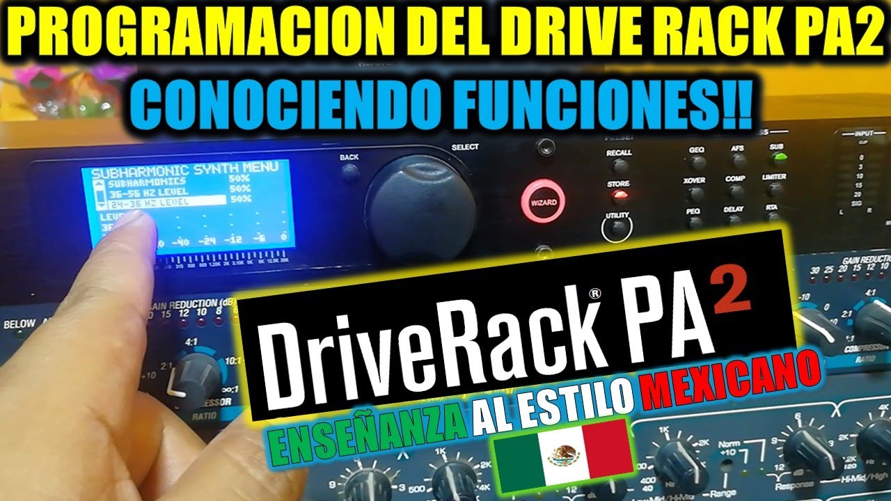 PROGRAMACIÓN DEL DRIVE RACK PA2 VENTAJAS😀 Y DESVENTAJAS☹️P3 - YouTube