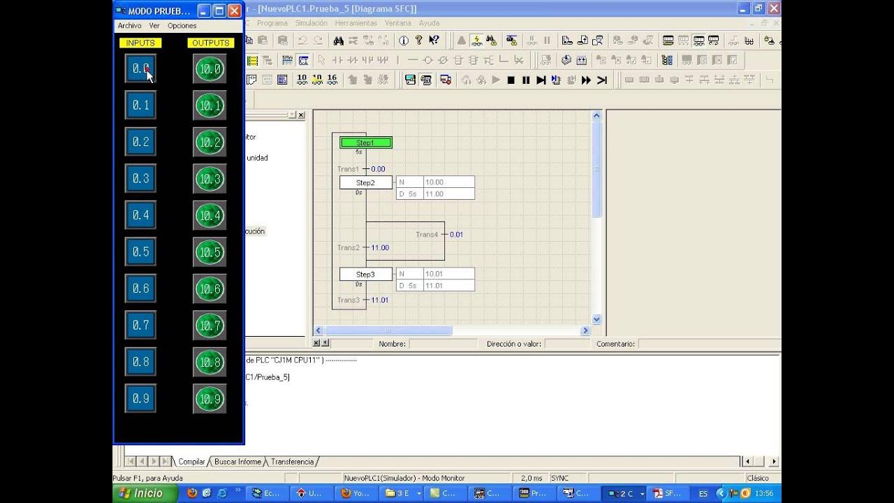 CX PROGRAMMER. SFC . Cómo programar directamente en GRAFCET. (5º de 5 vídeos). SFC - YouTube
