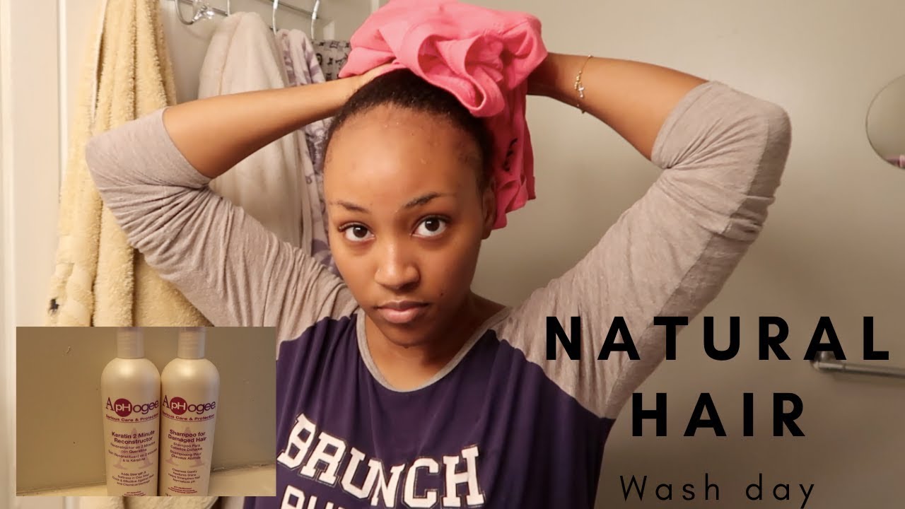 HOW I WASH MY NATURAL HAIR - YouTube