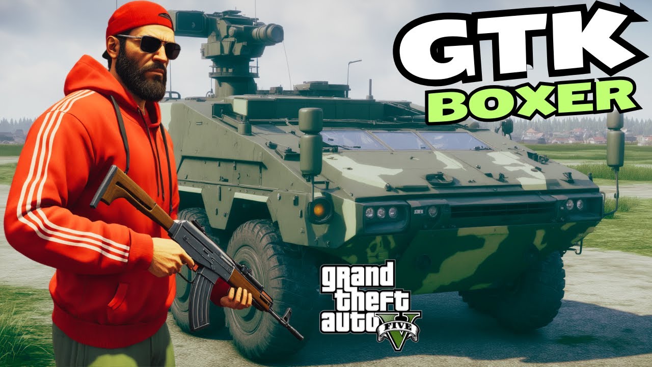 GTA V Cinematic : GTK Boxer Bundeswehr (Flexing its Might) - YouTube